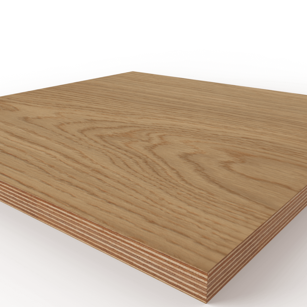 European Crown Oak Faced Birch Ply Sample – Plyzen
