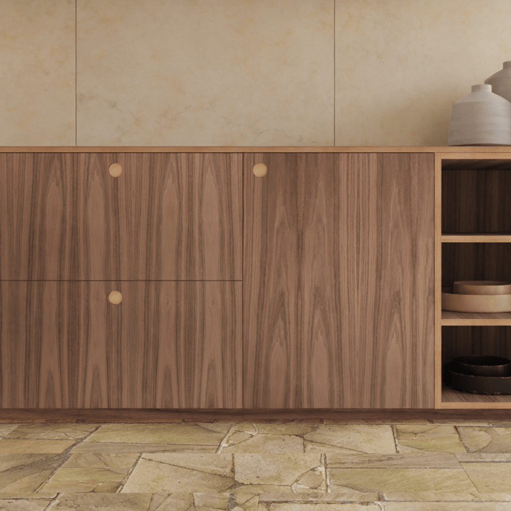 American Crown Black Walnut Faced Birch Ply Sample